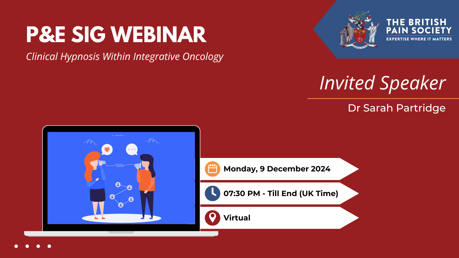 BPS webinar recordings | British Pain Society